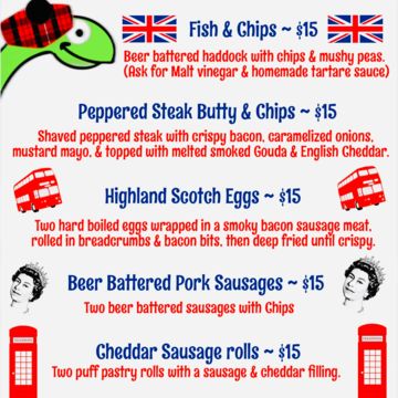 Best Food Trucks | Nessa's British Delights - menu